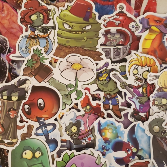 None | Other | Pc Plants Vs Zombies Sticker Bundle Mix | Poshmark